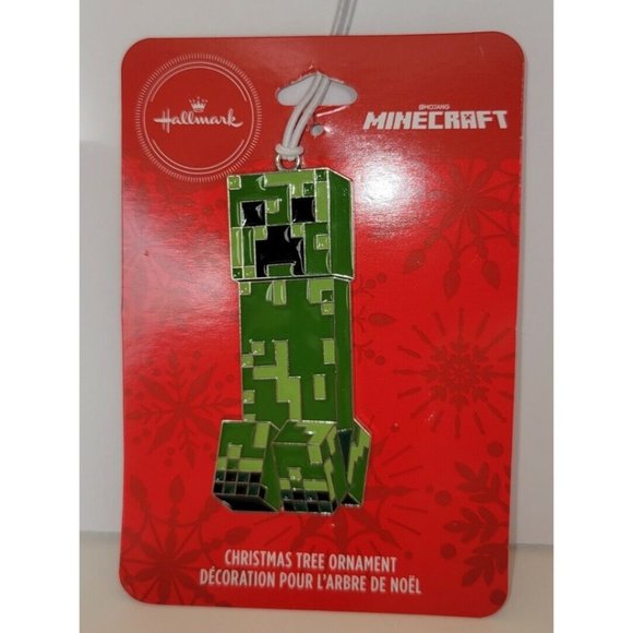Hallmark | Holiday | Hallmark Minecraft Creeper Flat Metal 2d Christmas ...
